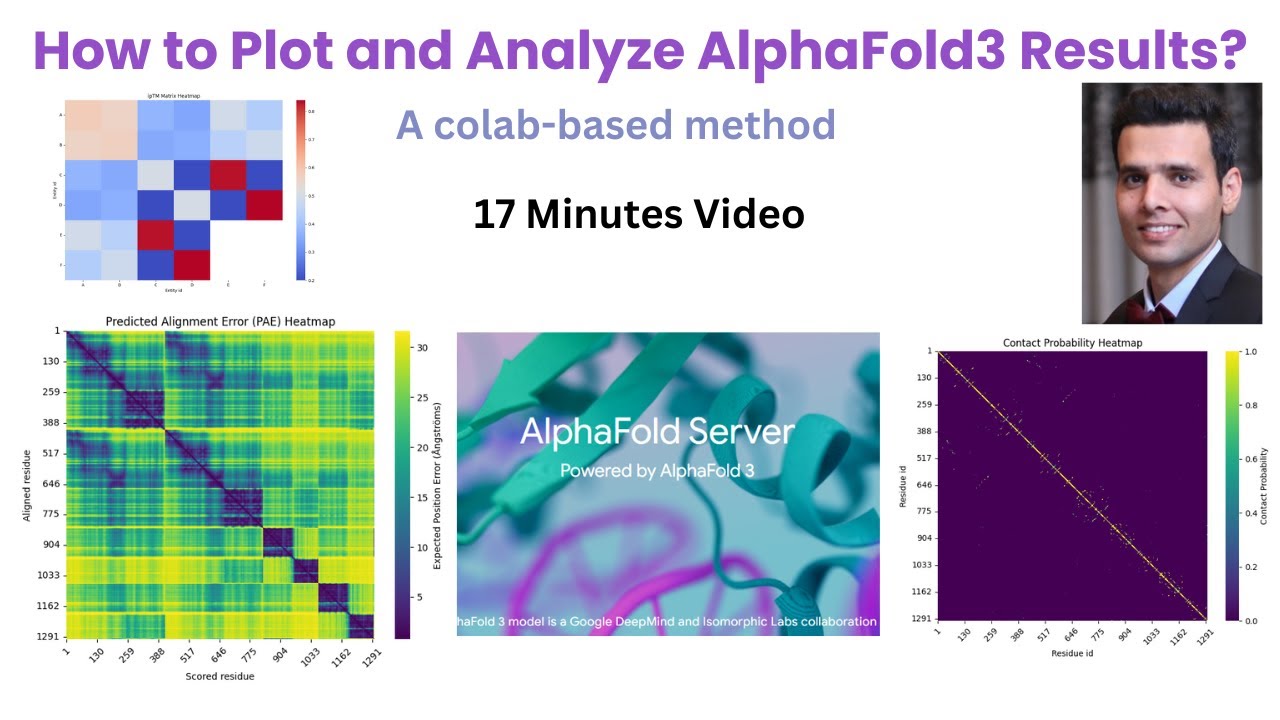 How To Plot And Analyze Alphafold3 Results Youtube