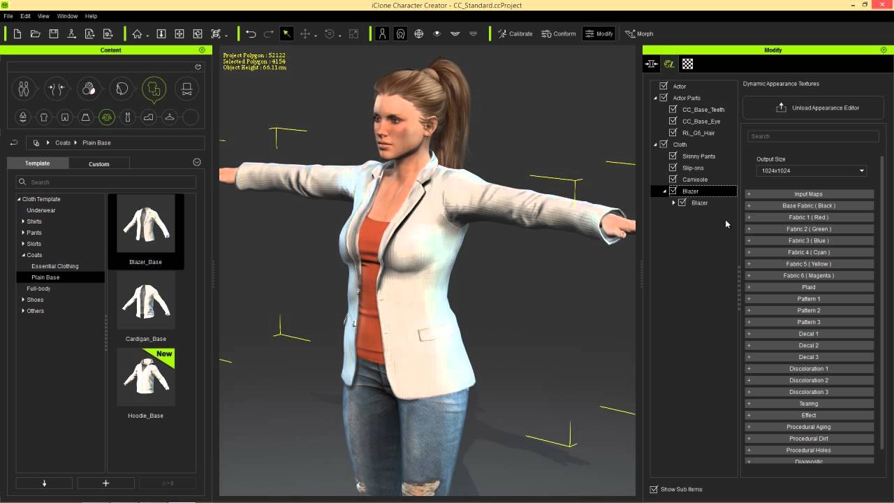 Iclone Character Creator Tutorial Creating Custom Fabrics Youtube