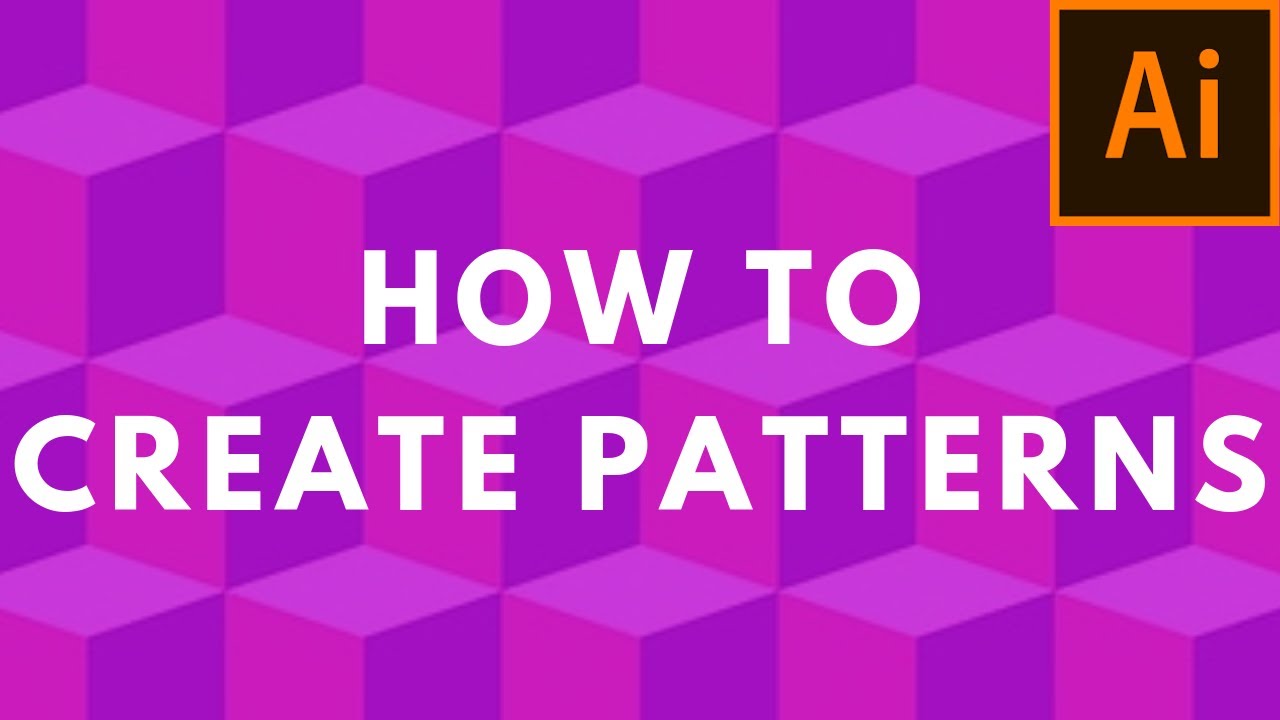 How To Create Patterns Adobe Illustrator Cc 2019 Youtube