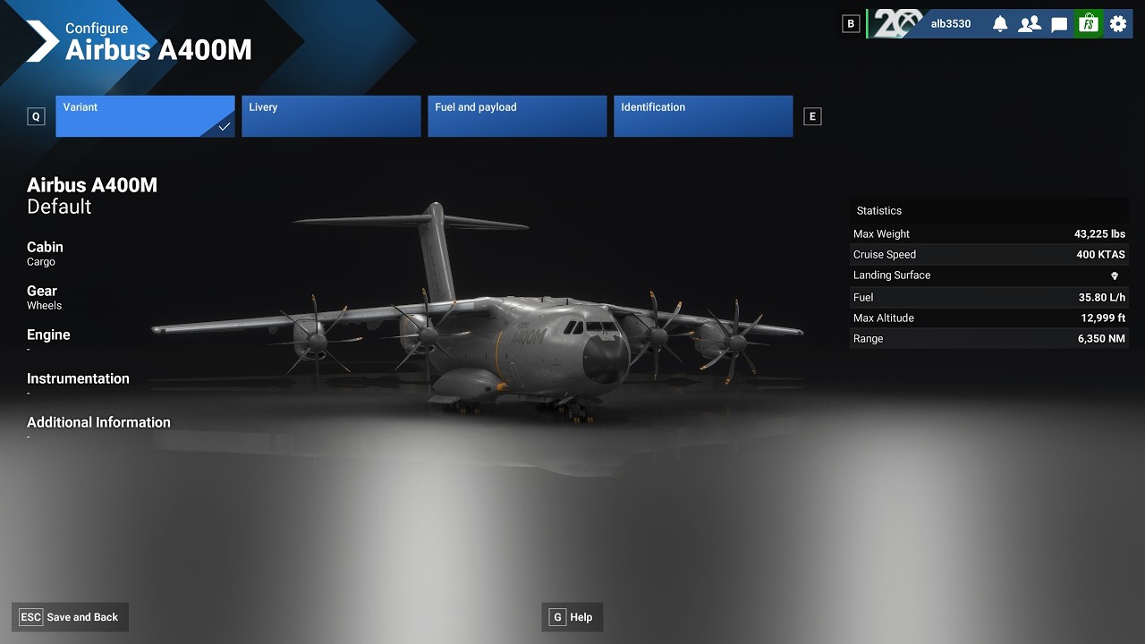 Msfs2024 Airbus A400m Omdw Omdb Cold Dark Ils W Autoland No