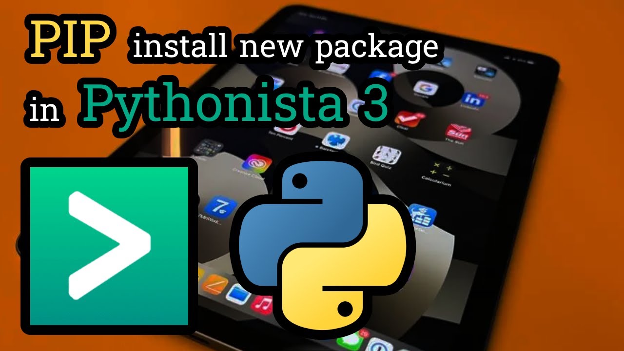 How To Install New Python Package Or Library In Pythonista 3 Ipad Youtube