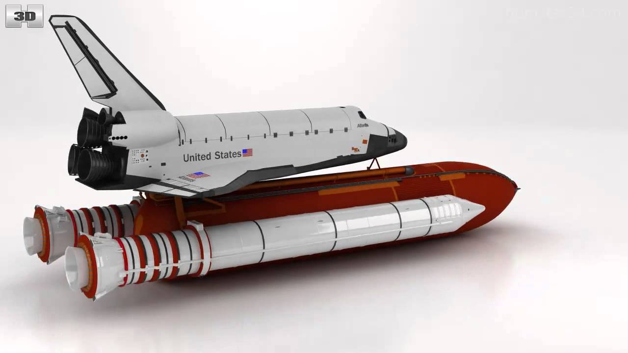 Space Shuttle Atlantis 3d Model By 3dmodels Org Youtube