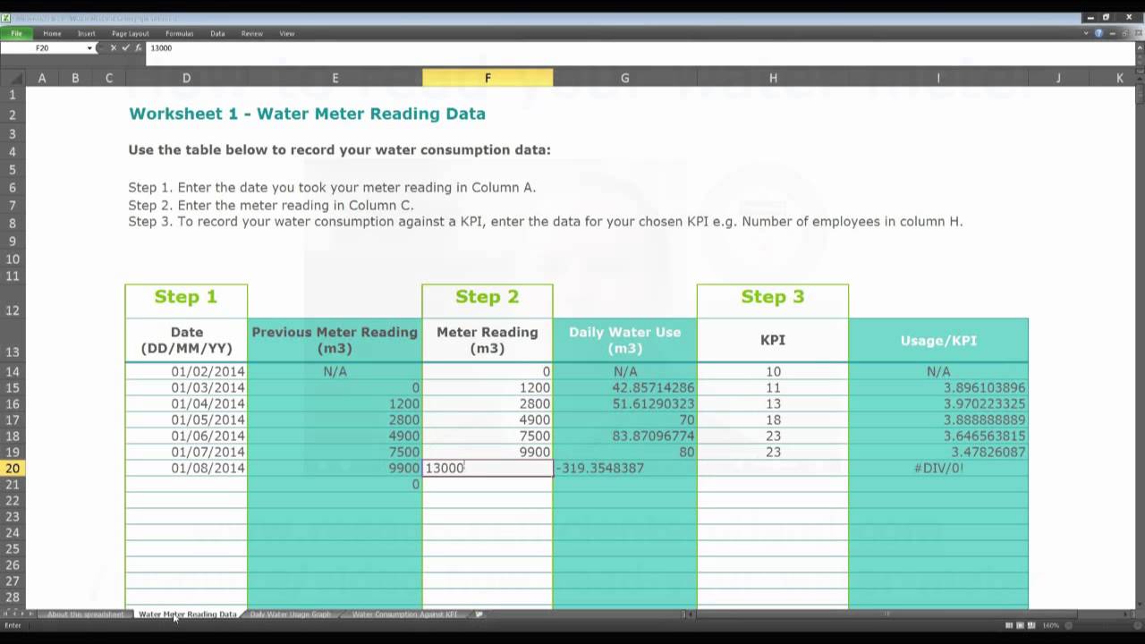 Meter Reading Log