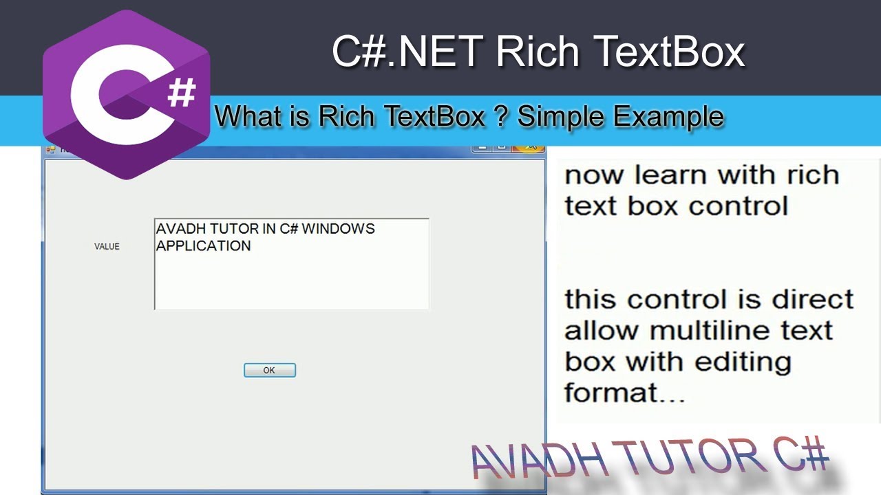 Richtextbox In C Net Windows Application Richtextbox Methods Multi