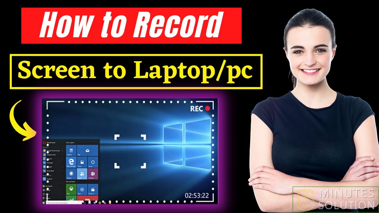 How To Screen Record On Laptop 2024 Screen Record On Pc Youtube