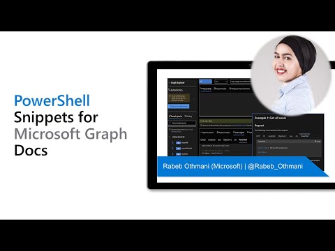 Powershell Snippets For Microsoft Graph Docs Youtube