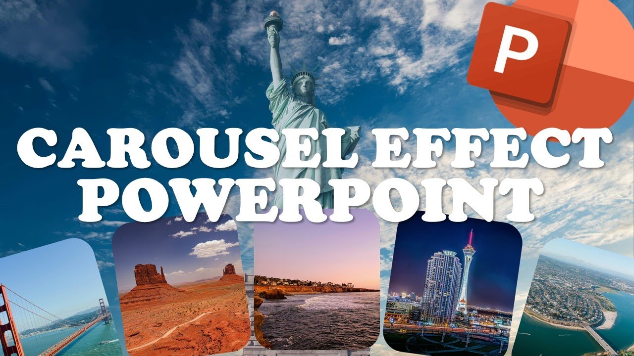 Powerpoint Carousel Animation Effect Step By Step Tutorial Youtube