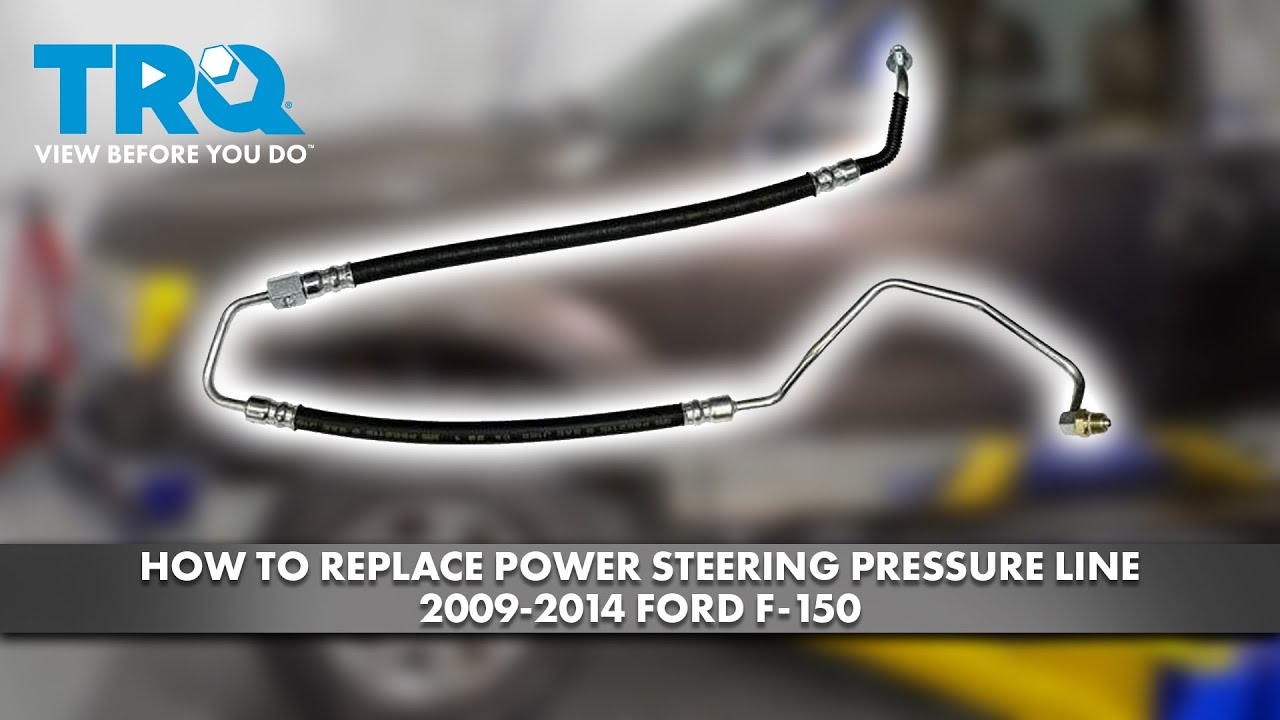 How To Replace Power Steering Pressure Line 2009 2014 Ford F 150 1a Auto