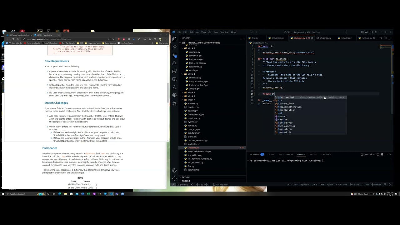 100 Days Of Coding Day 47 Part 1 Python Functions And Dictionaries