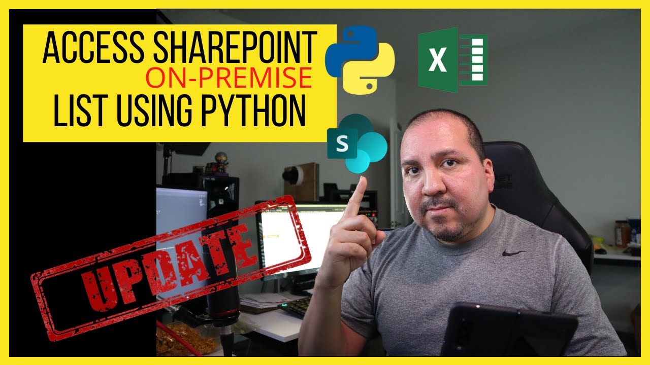 Python Sharepoint On Premise Access List Youtube