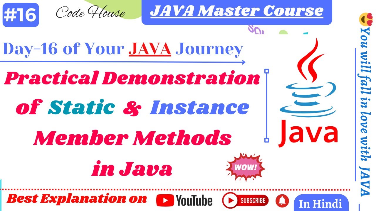 What Is Static And Instance Method In Java Example Tutorial Odzl