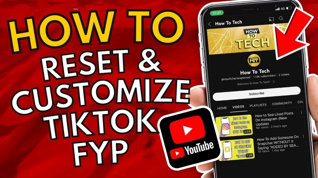 How To Reset Customize Tiktok Fyp For You Page Youtube