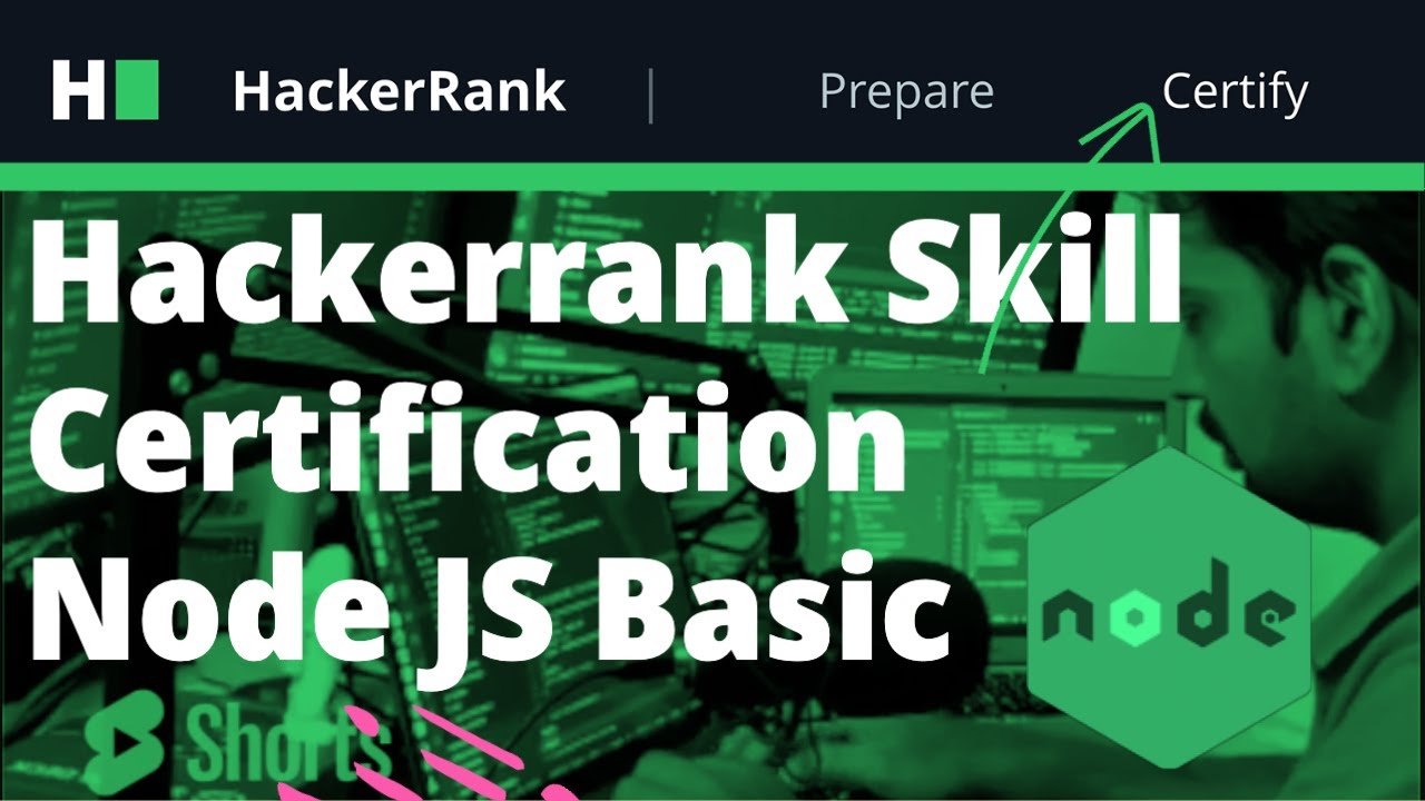 Hackerank Skill Certification Node Js Basic Certification 05 Youtube