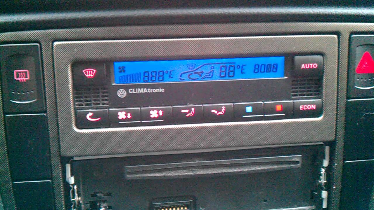 Woksvagen Passat Climatronic Problem Youtube