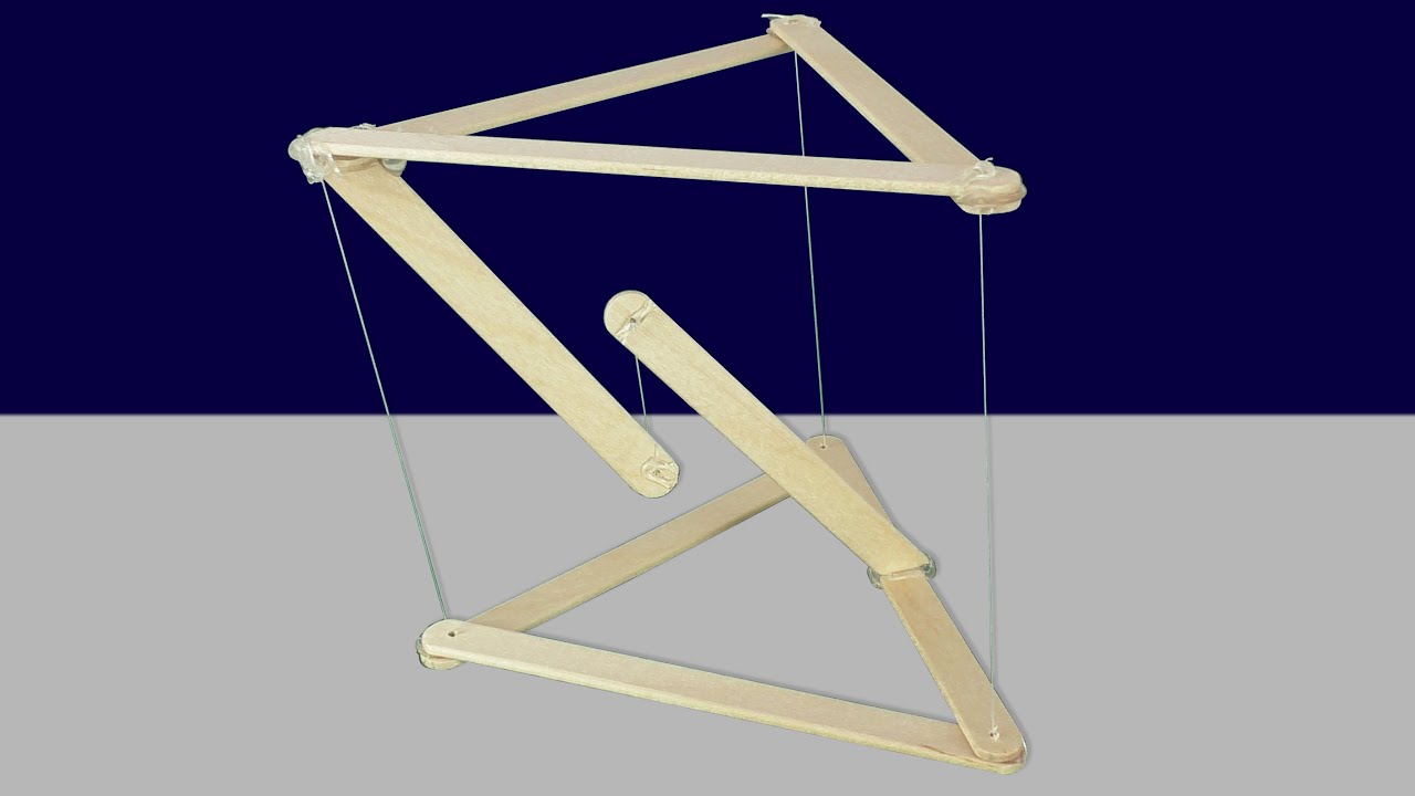 How To Make An Anti Gravity Suspension Structure Tensegrity Structure