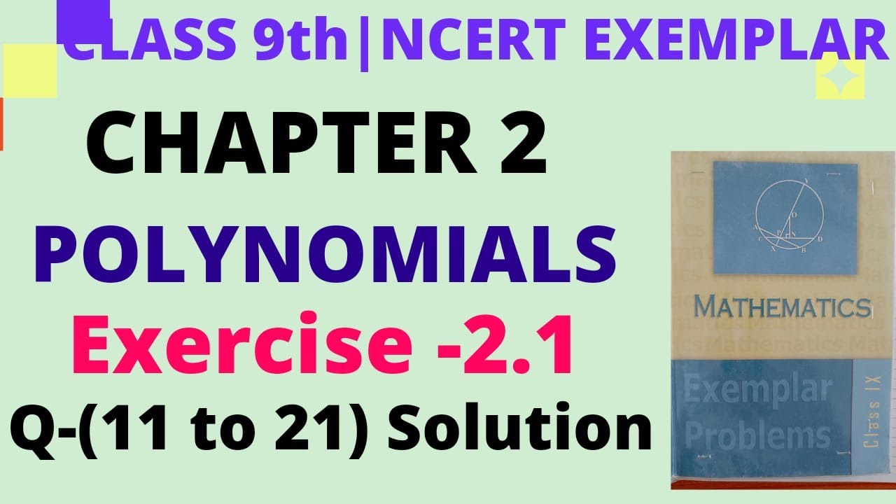 Ncert Exemplar Ex 2 1 Q 11 To 21 Solution Ch 2 Class 9 Maths