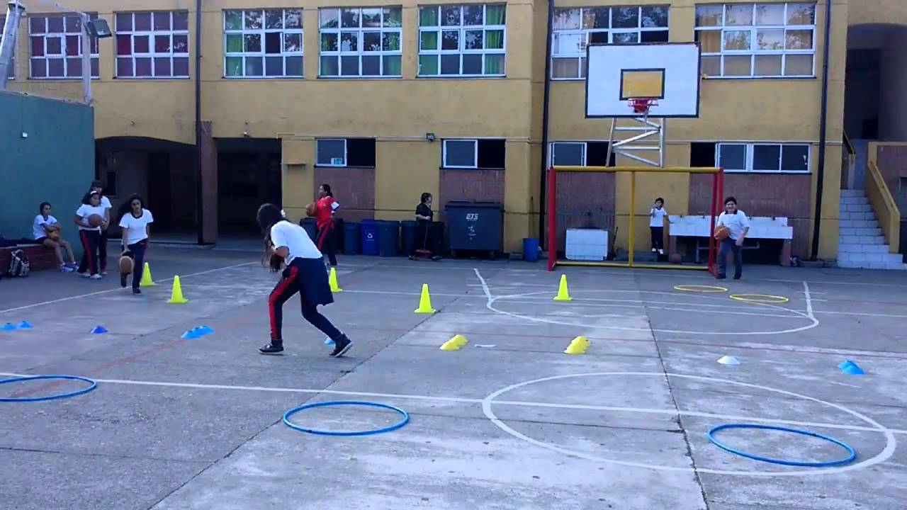 Educacion Física Circuito Basquetbol 01 Youtube