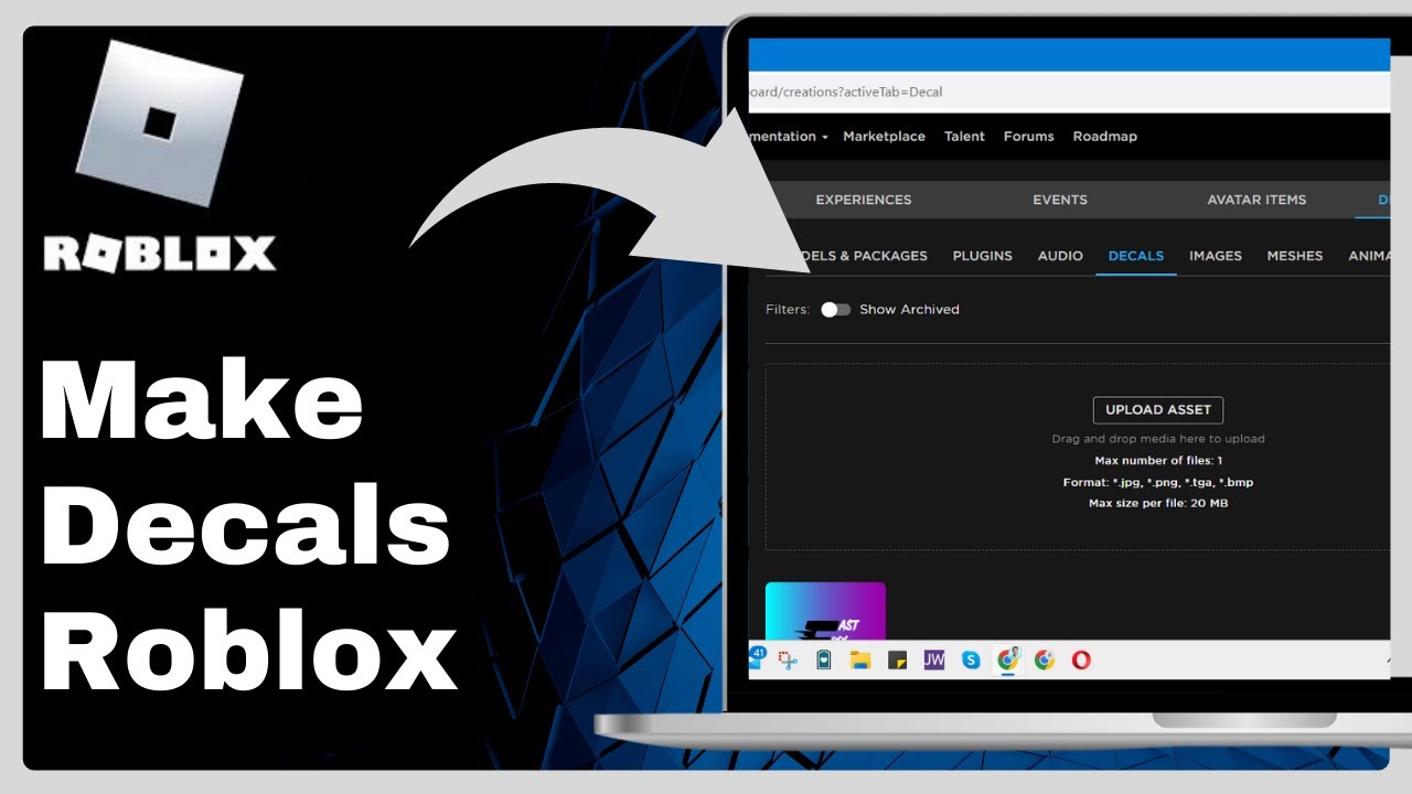 How To Make Decals In Roblox Full Guide Youtube
