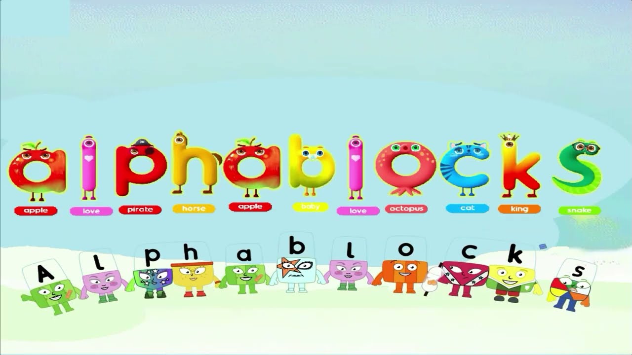 Alphablocks Intro Song With Alphabets With Word Examples 2022 Youtube