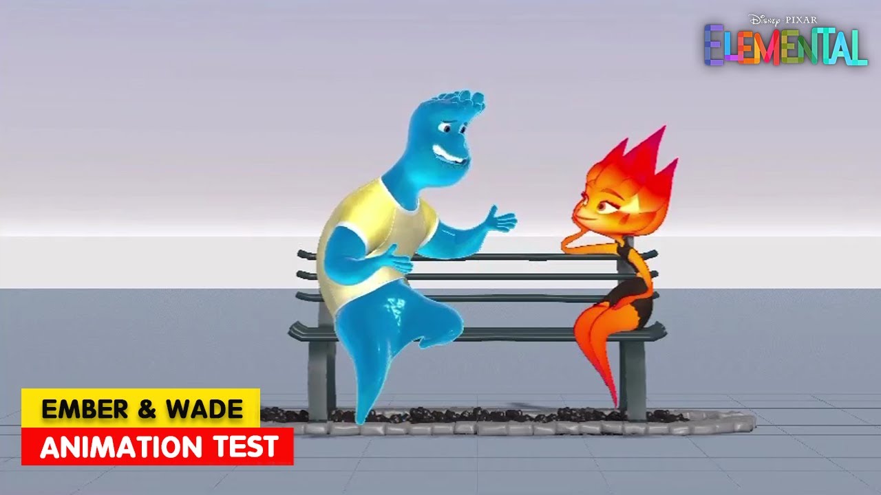 Elemental Ember And Wade Animation Test Animation Breakdowns 3d
