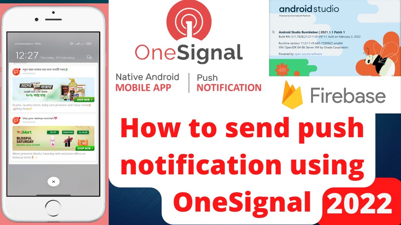 How To Send Push Notification Using Onesignal 2022 Firebase Messaging