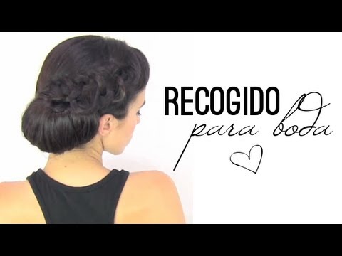 Peinado De Novia Recogido Elegante Youtube
