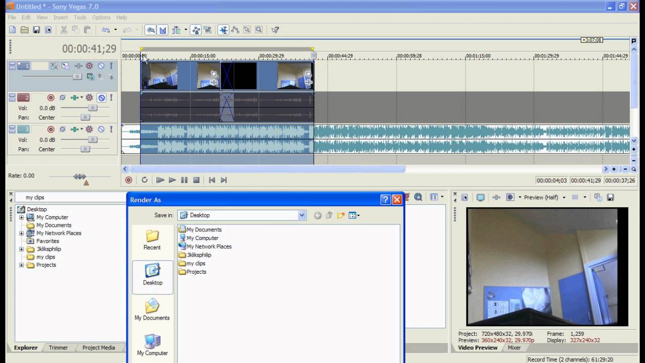 Sony Vegas Tutorial Youtube