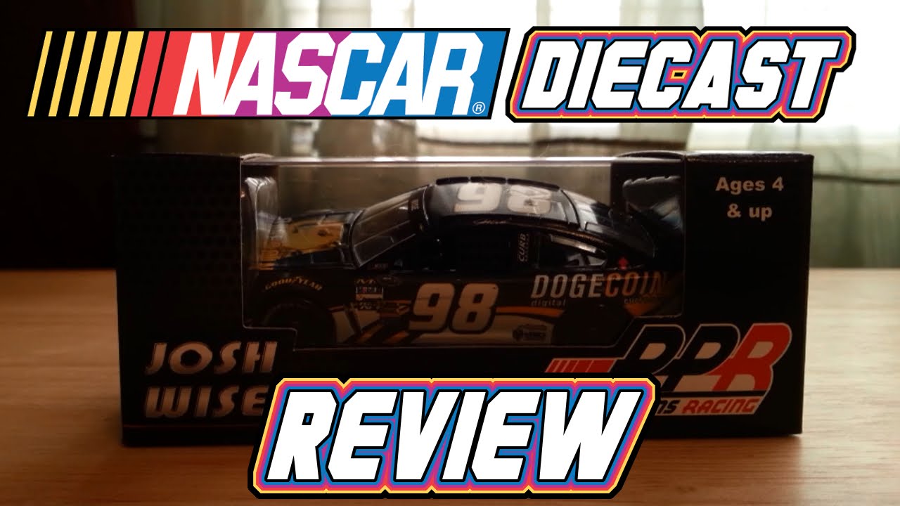 Nascar Diecast Review Josh Wise 98 Dogecoin Chevy 1 64 Youtube