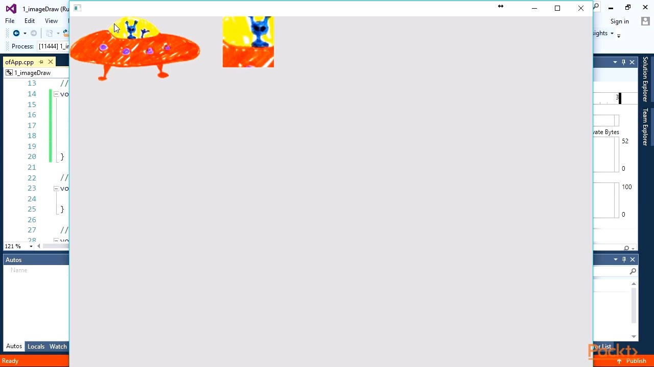 Openframeworks Interactivity Working With Images Packtpub Youtube