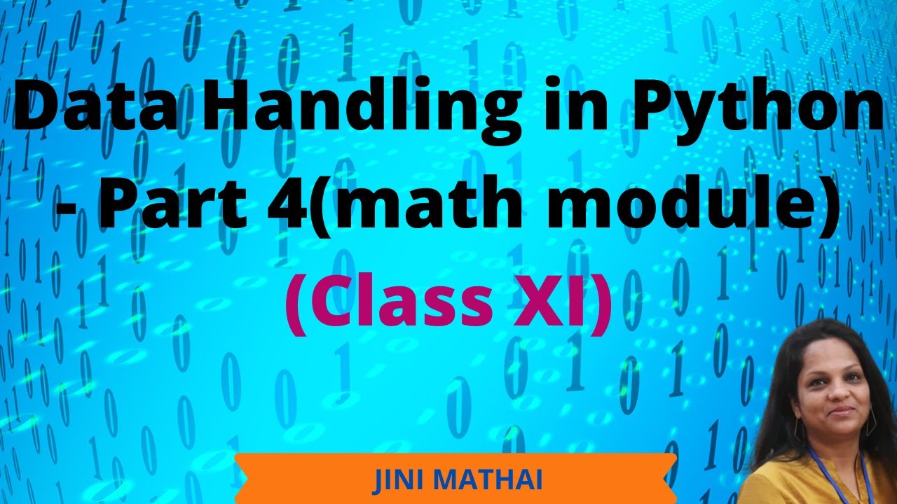 Math Module Python Class Xi Youtube
