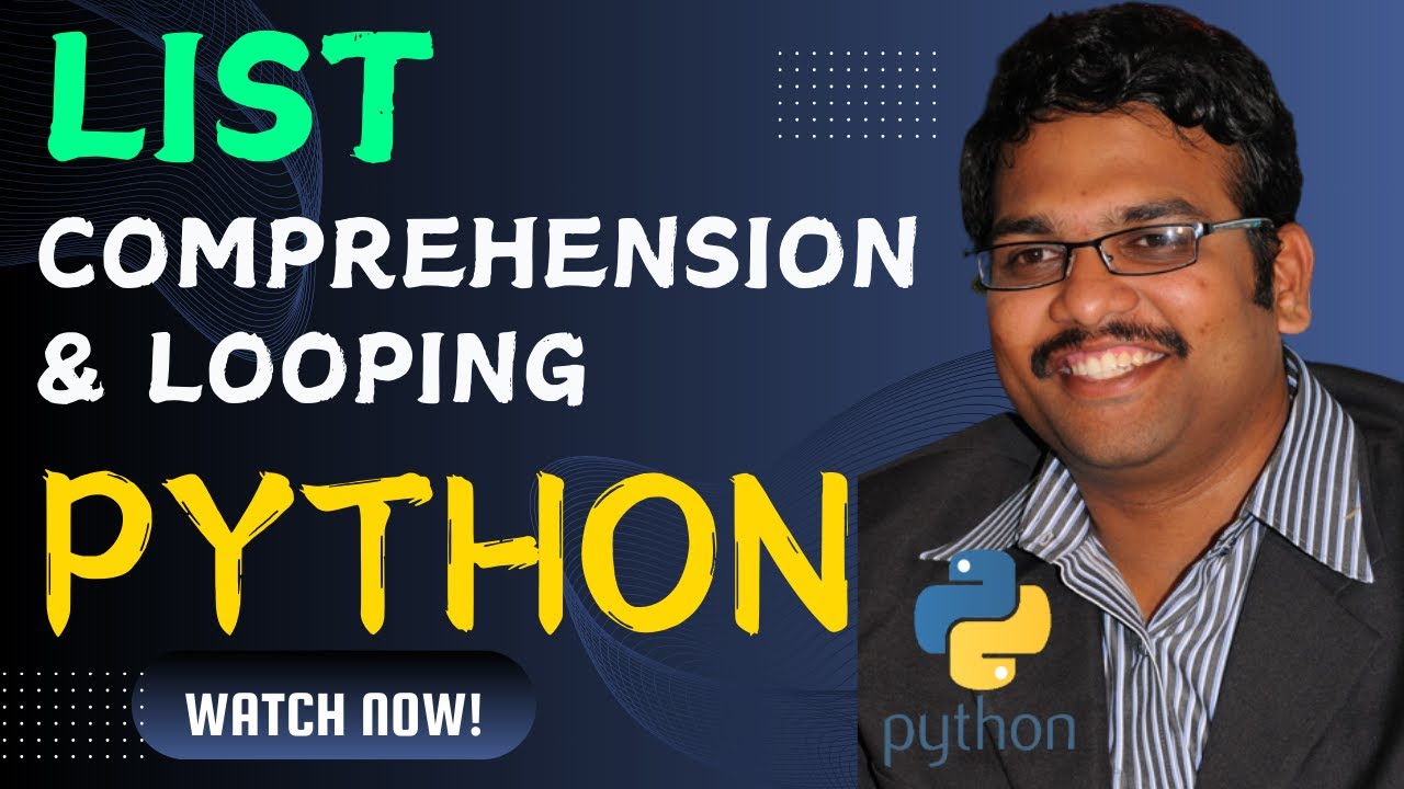 List Comprehension Looping Python Programming Youtube
