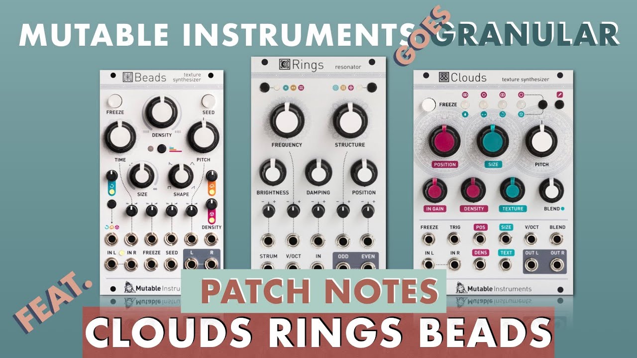 Mutableinstruments With Effects Granular And Texture Synthesizer