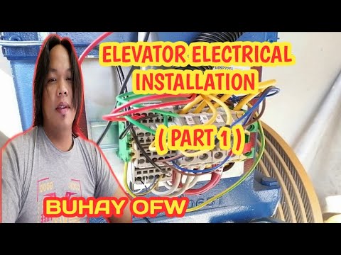 Elevator Electrical Installation Part 1 Apotv7932 Youtube