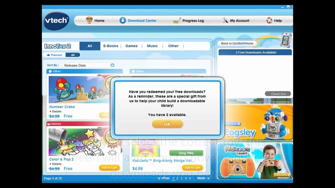Vtech Learning Lodge Free Downloads Tutorial Youtube