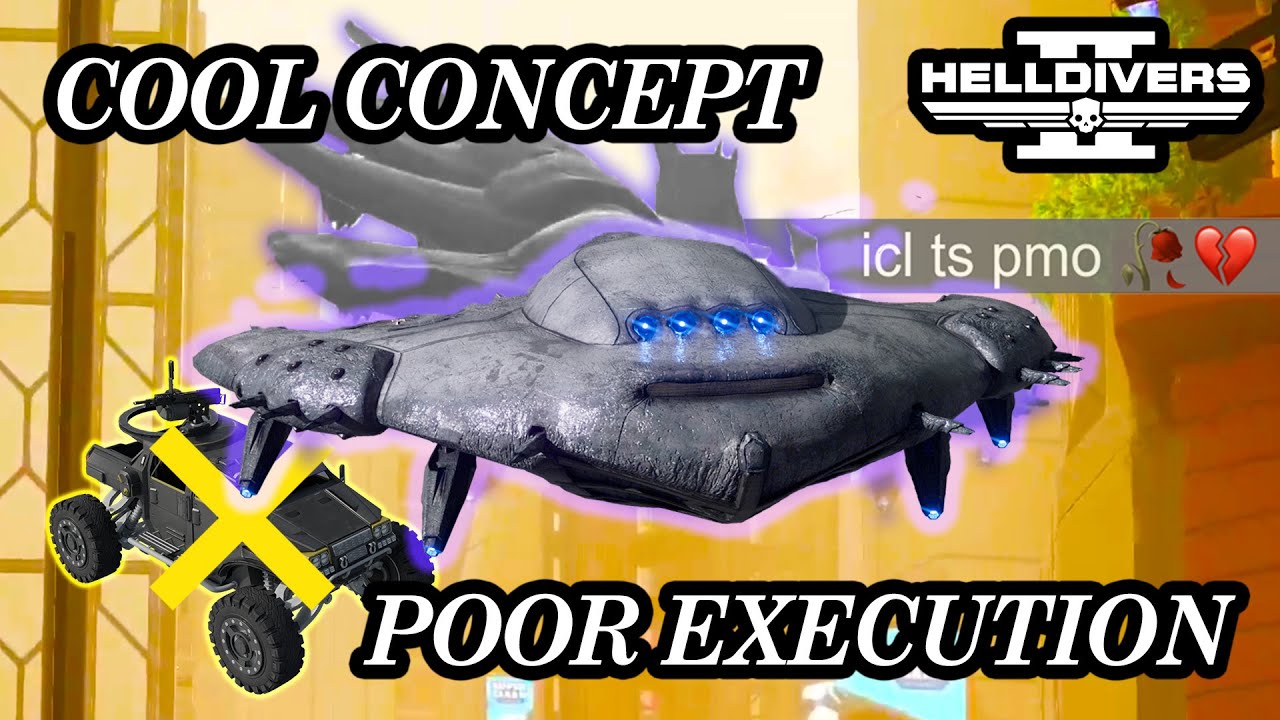The Leviathan Cool Concept Bad Execution Helldivers 2 Youtube