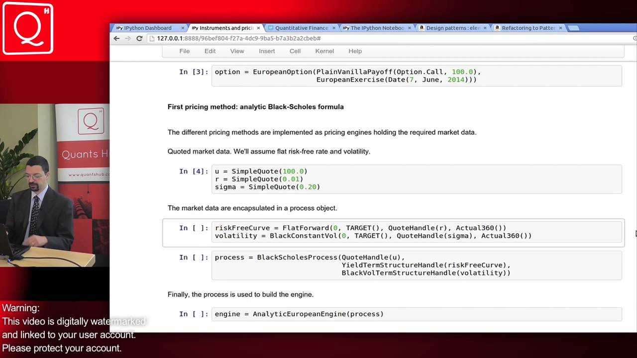 A Look At Quantlib Usage And Development Introduction Youtube