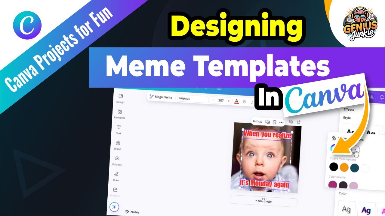 How To Design Hilarious Meme Templates In Canva Step By Step Guide