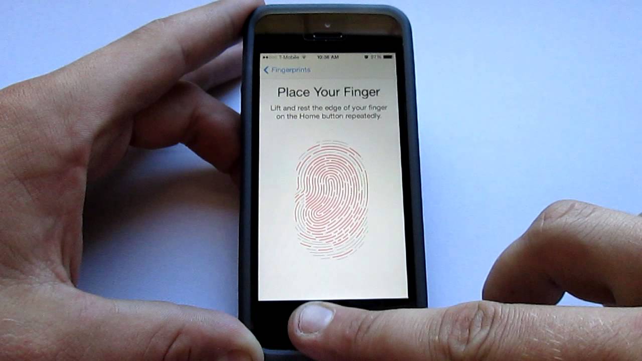 Iphone 5s Fingerprint Setup Youtube