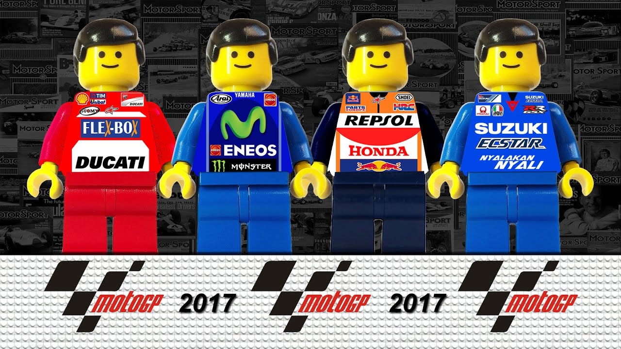 Lego Moto Gp 2017 Qatar Brick Film Tribute Ducati Yamaha Honda