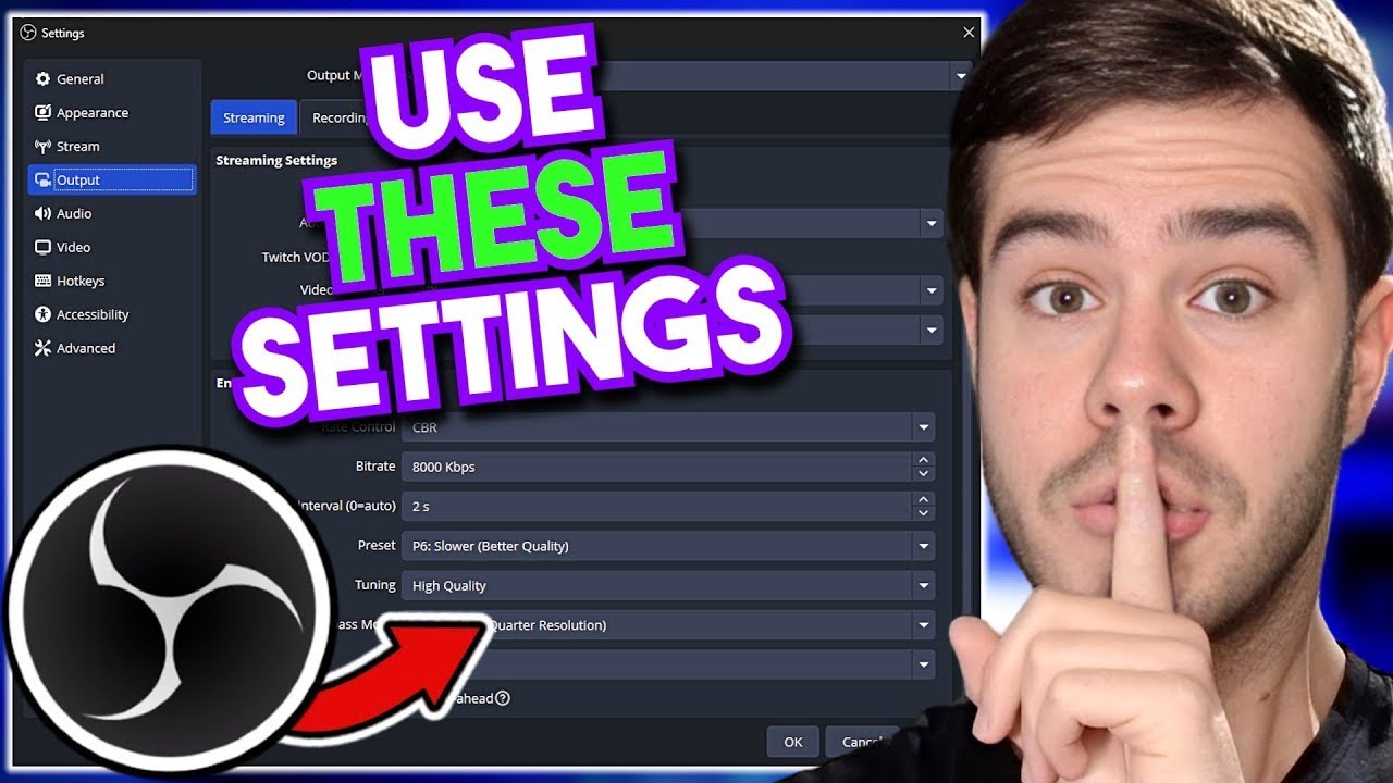 Best Obs Studio Settings For Recording In 2026 For Beginners Youtube