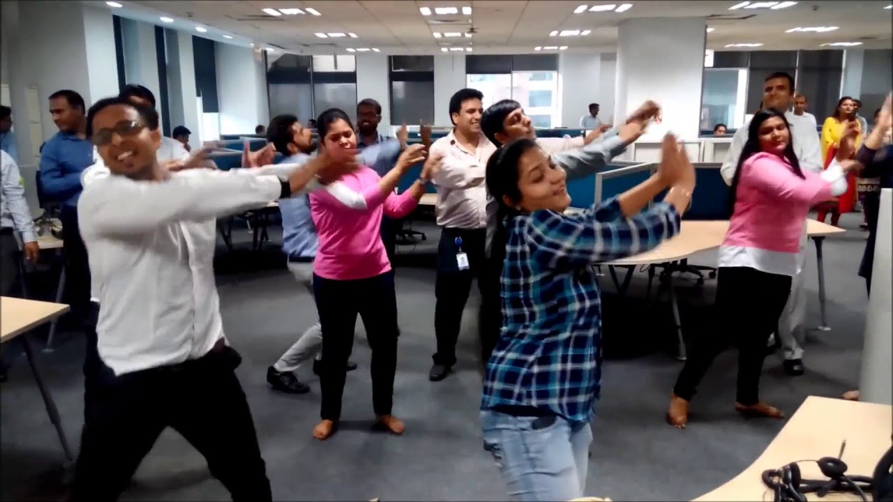Dxc Csc Hpe Noida Flash Mob 2017 Youtube