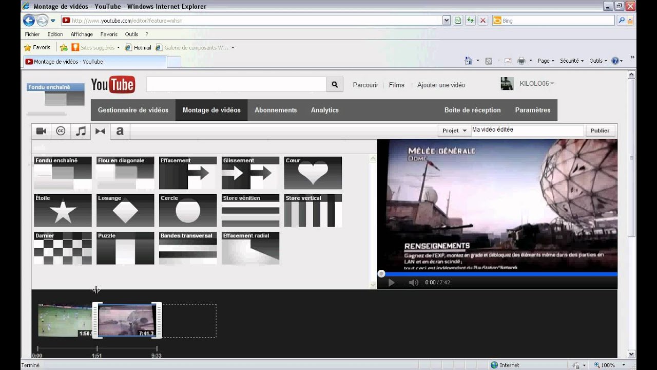 Comment Faire Un Montage Vidéo Sur Youtube Youtube