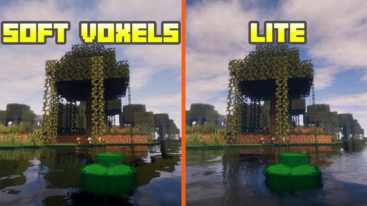 Soft Voxels Vs Soft Voxels Lite Shader Comparison Youtube