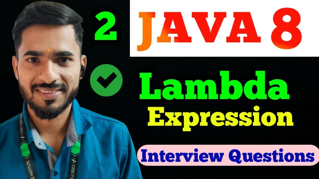 Java 8 Series Lambda Expression Detail Explanation By Aadiandjava