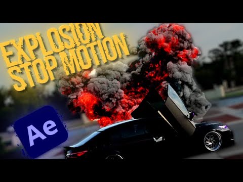 How To Make Explosion Stop Motion Effect In After Effects Youtube