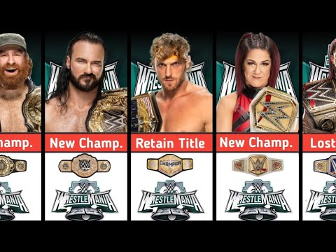 Wwe Wrestlemania 40 Result And All Winners Youtube