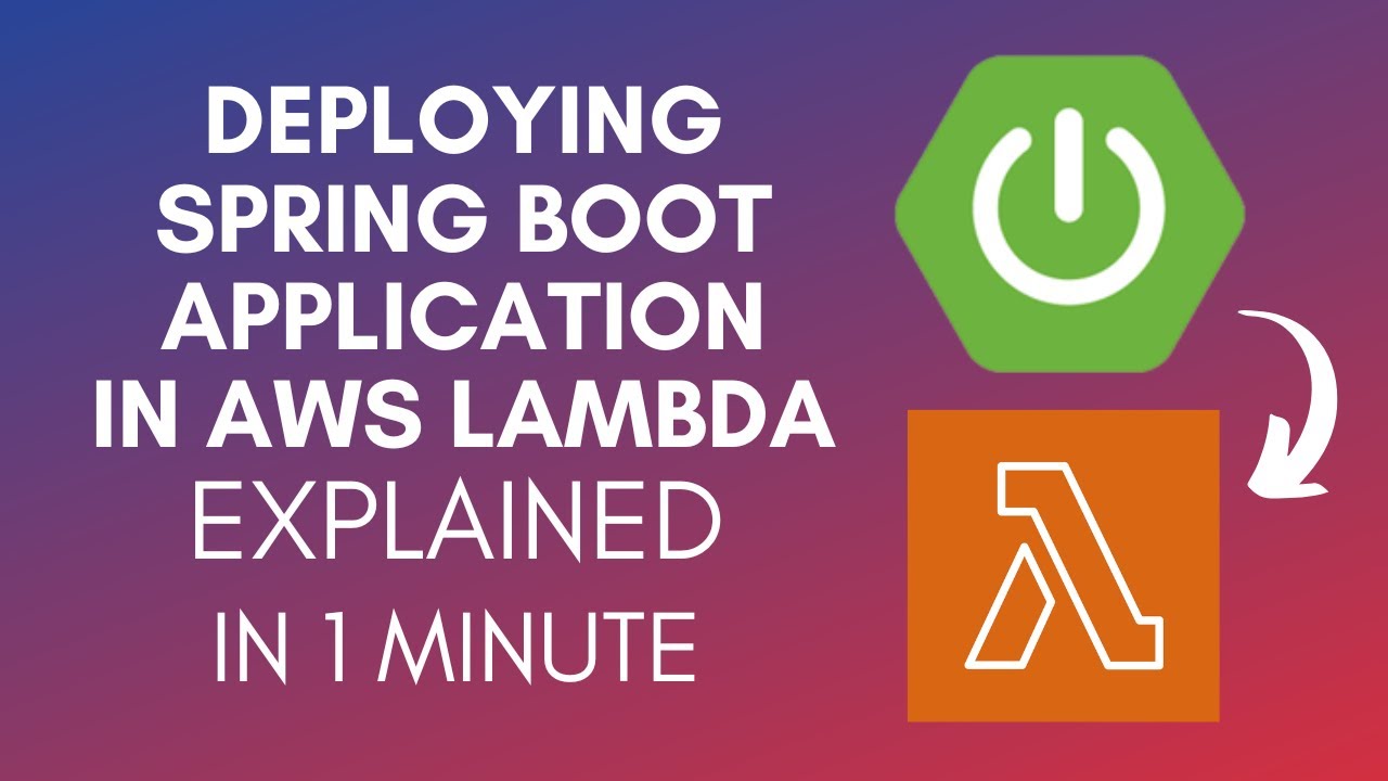How To Deploy Spring Boot Application In Aws Lambda 2025 Youtube
