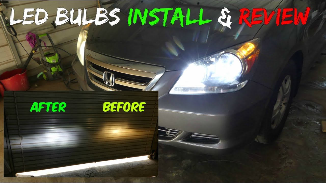 Product Review Yumseen Led Bulbs Install On Honda Odyssey Youtube