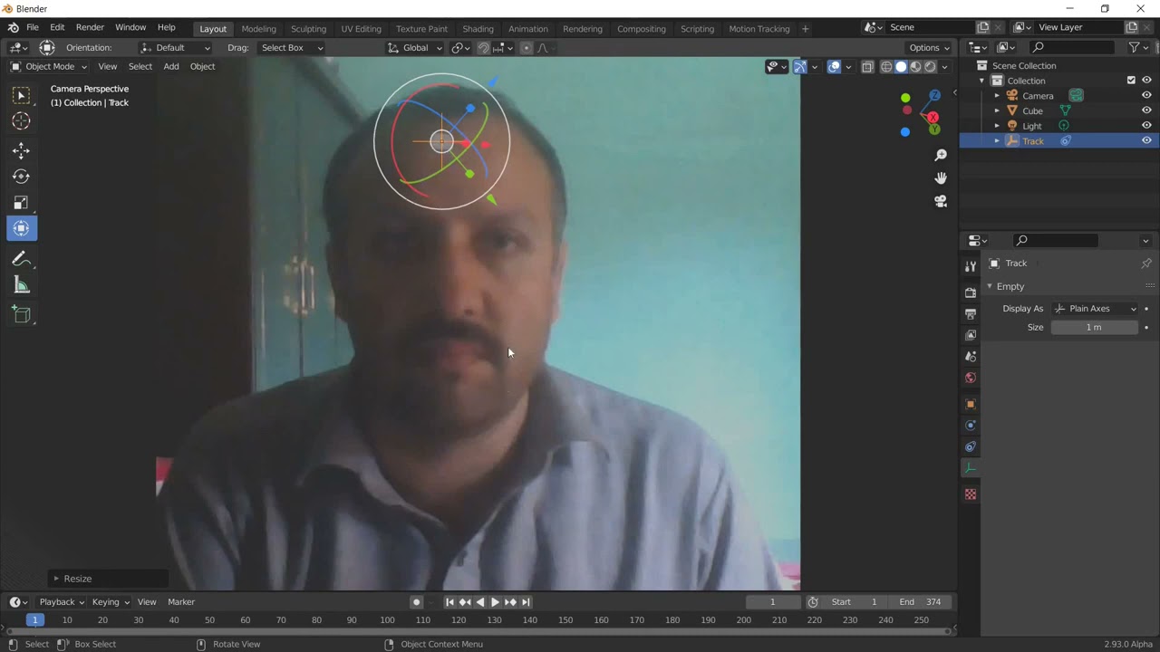 Motion Tracking Blender 2 93 Tutorial Object Track