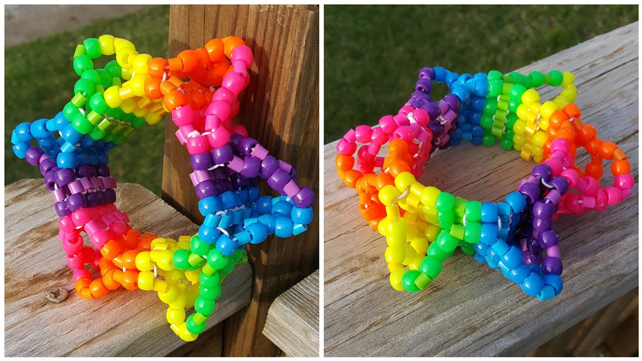 Rainbow Road Kandi Cuff Tutorial Youtube
